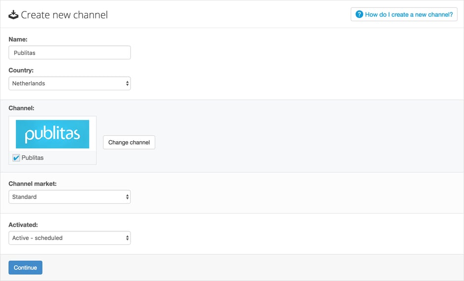 Using Channable to set up a product feed