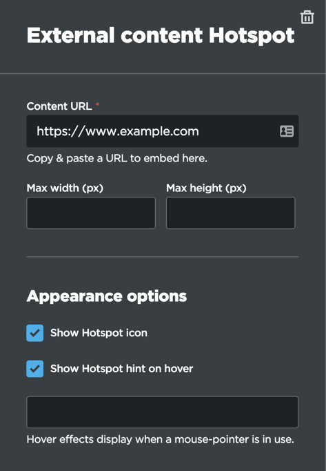 Adding hotspots to your publication