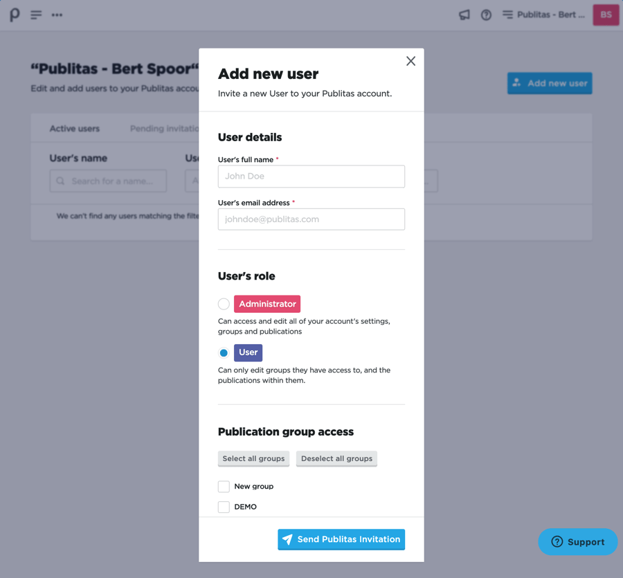 Managing Users